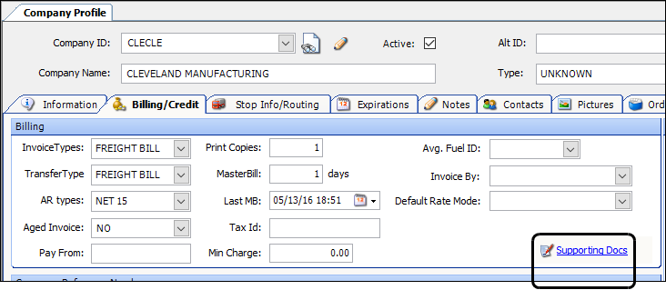 Setting up paperwork tracking :: TMW Back Office Setting up paperwork tracking :: TMW Back Office