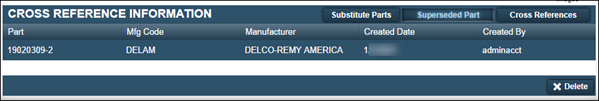 Working with substitute, superseded, and cross-reference parts :: Fleet ...