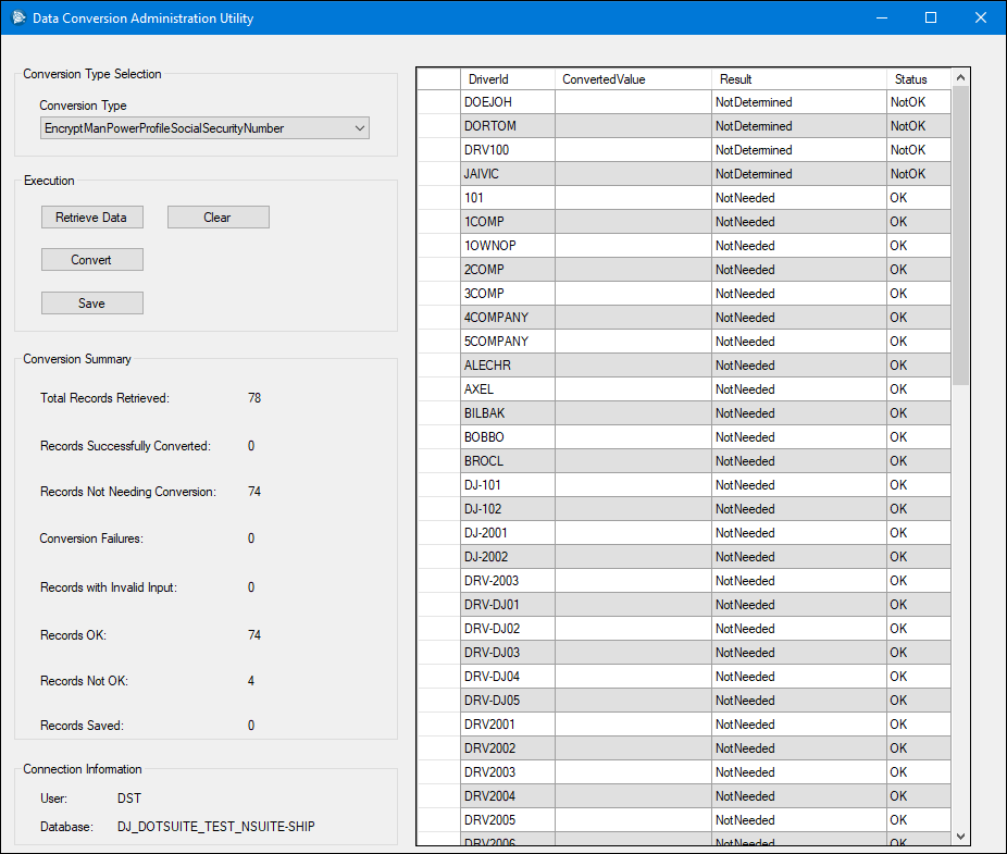 Using the Data Conversion Administration Utility :: TMWSuite File ...