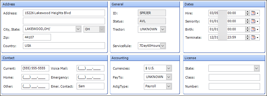 Information tab :: TMW Back Office