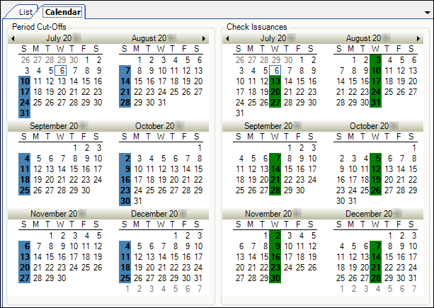Setting up pay schedules :: TMW Back Office