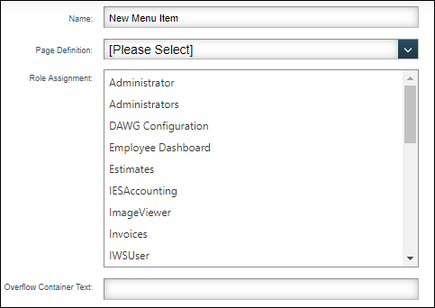 Creating enhanced menus :: Trimble Web Products