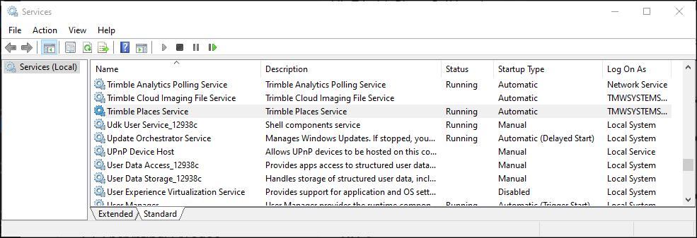 Setting up Trimble Places :: TMW Operations