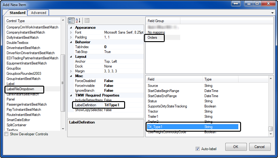 Adding a restriction field to a scroll window :: TMW Operations